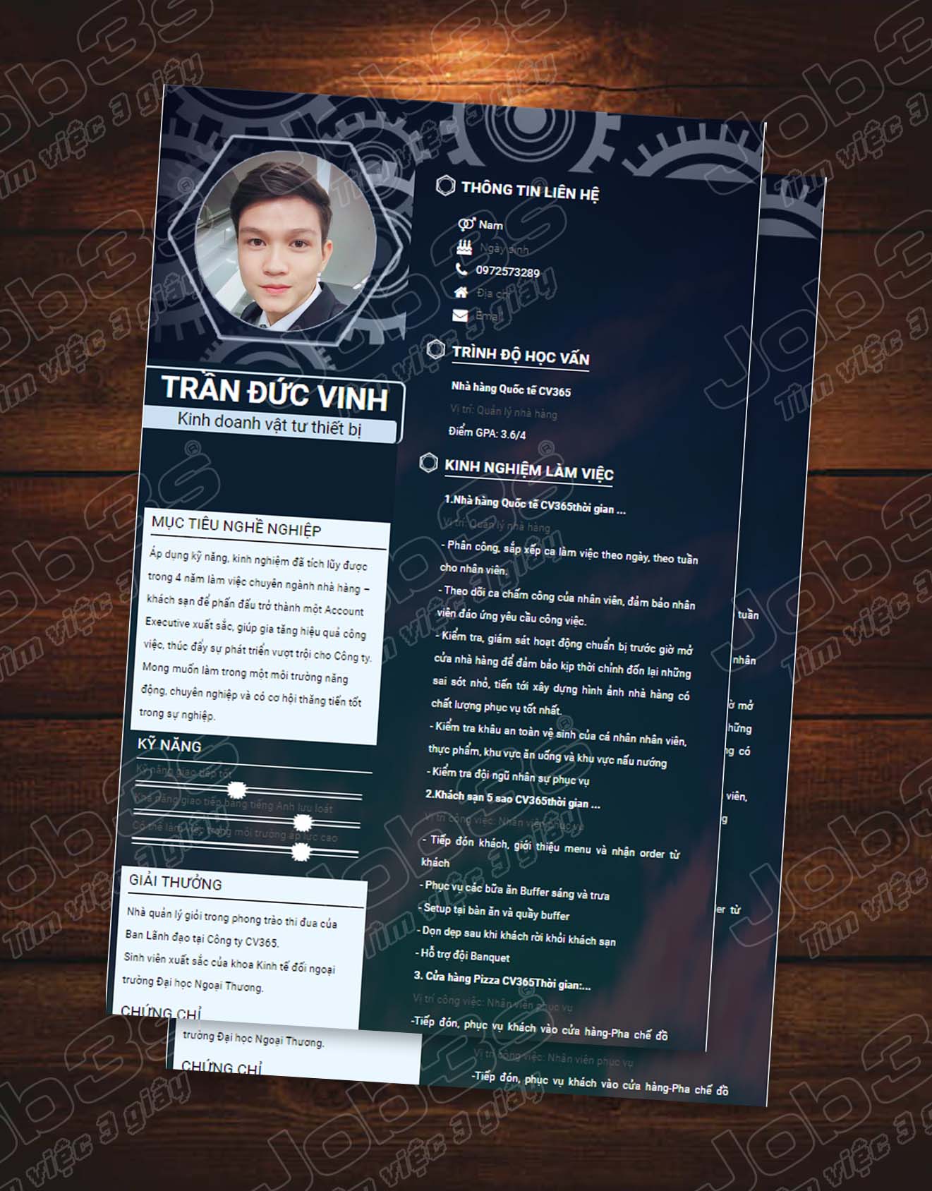 [Tips hay] Cách chèn ảnh vào CV xin việc đơn giản và ấn tượng | Job3s.ai